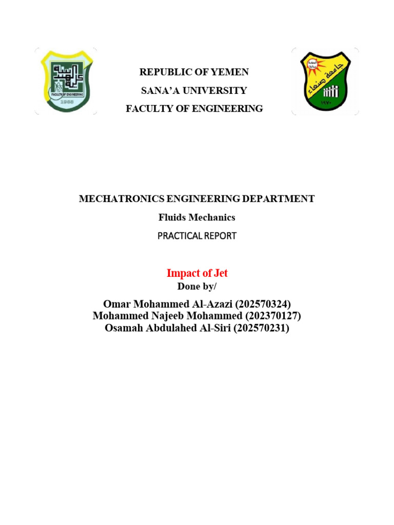 fluid 3 of impact of jet and hydrostatic forces | PDF | Force | Momentum
