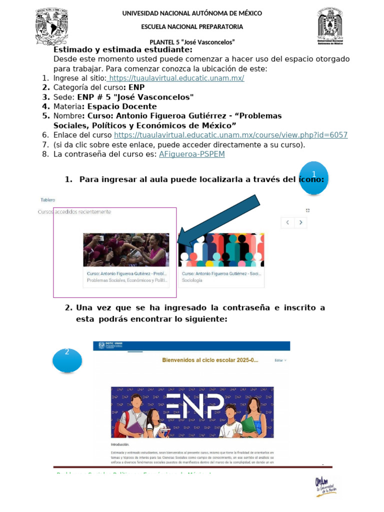 Manual Aula Virtual 2025 | PDF