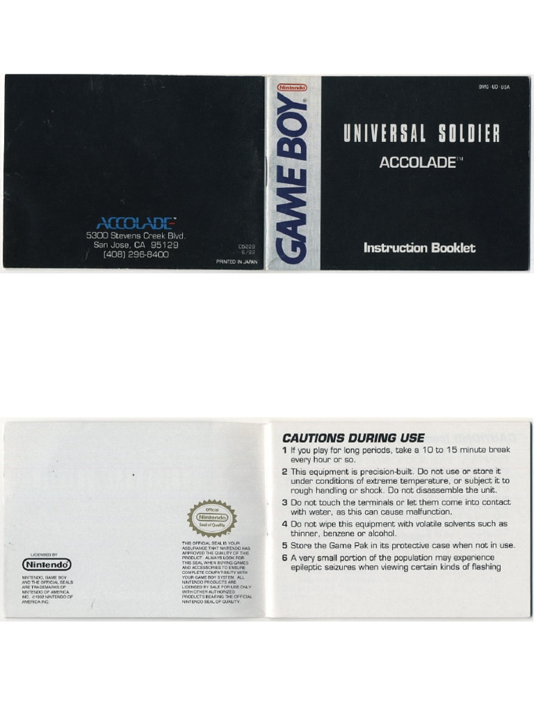 Universal Soldier (USA, Europe) | PDF