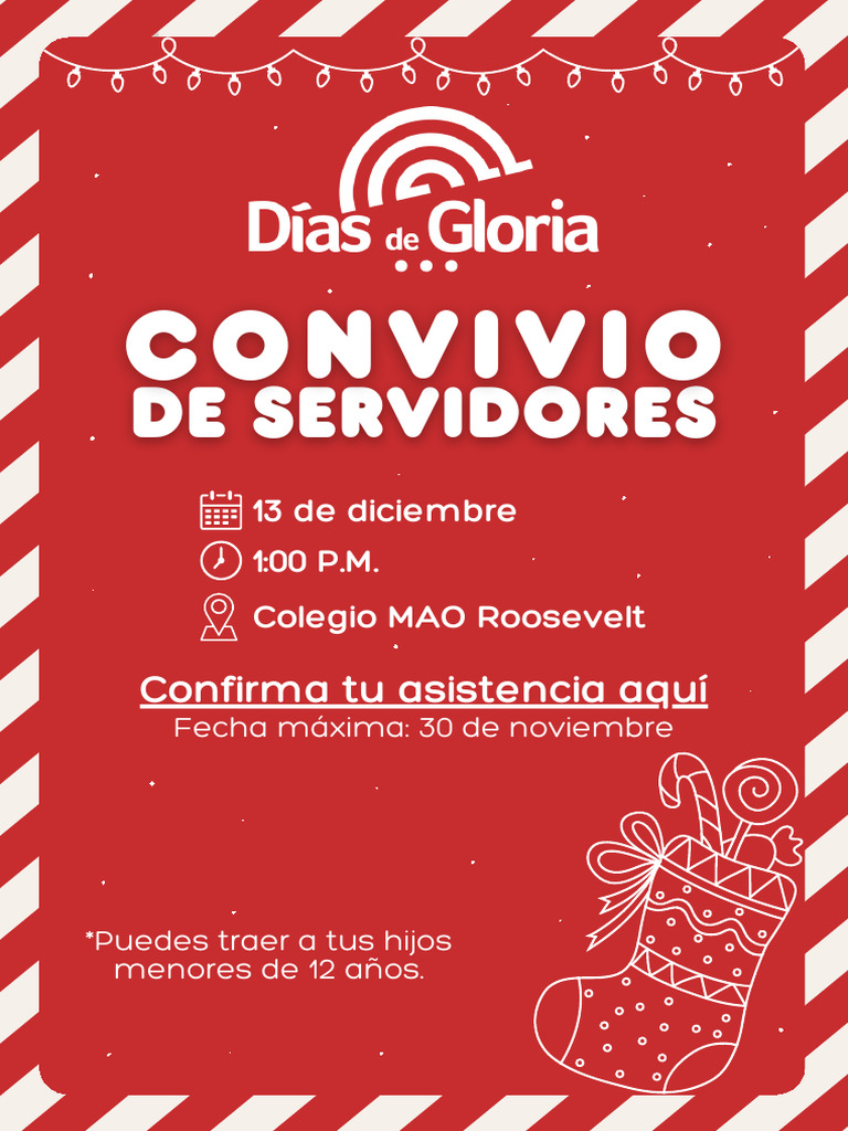 Convivo Servidores Colegio MAO Roosevelt | PDF