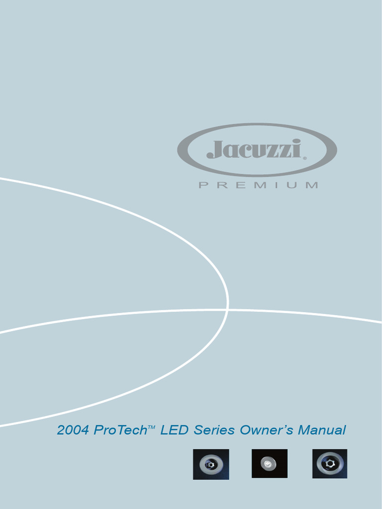 Jacuzzi Spa Owner's Manual Guide | PDF | Hyperthermia | Mains Electricity