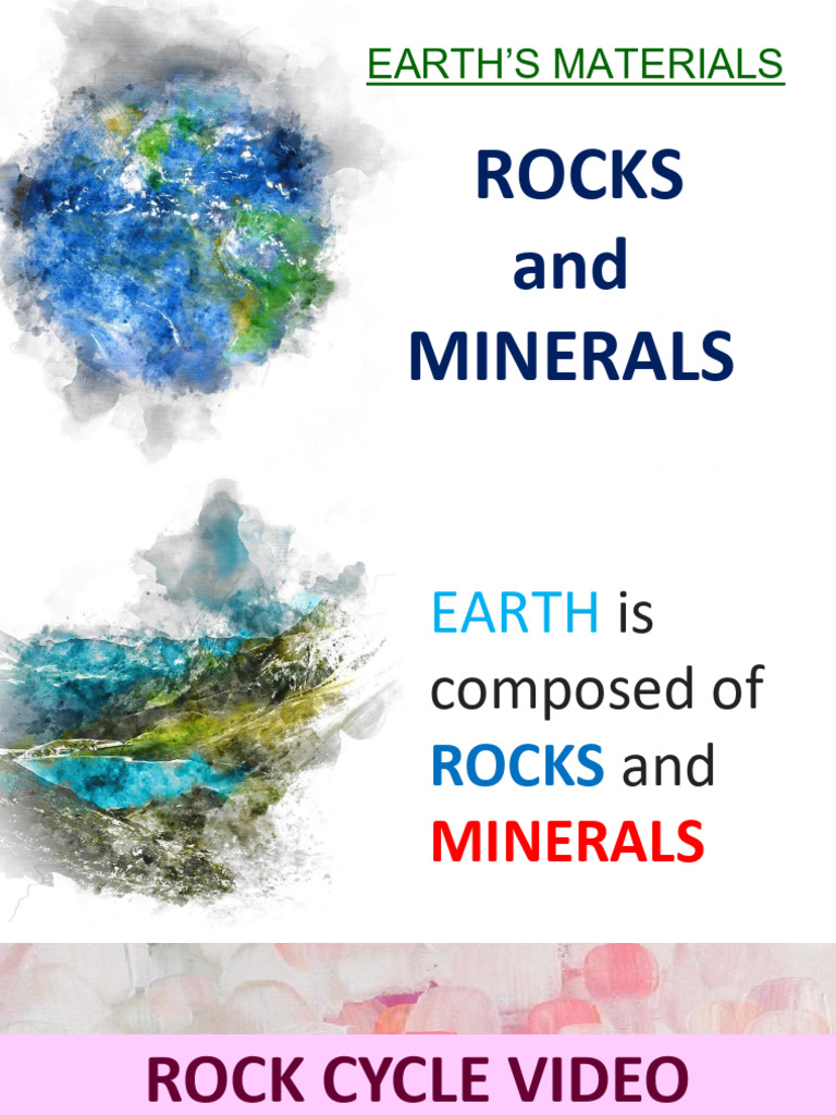 Rocks and Minerals | PDF | Rock (Geology) | Igneous Rock