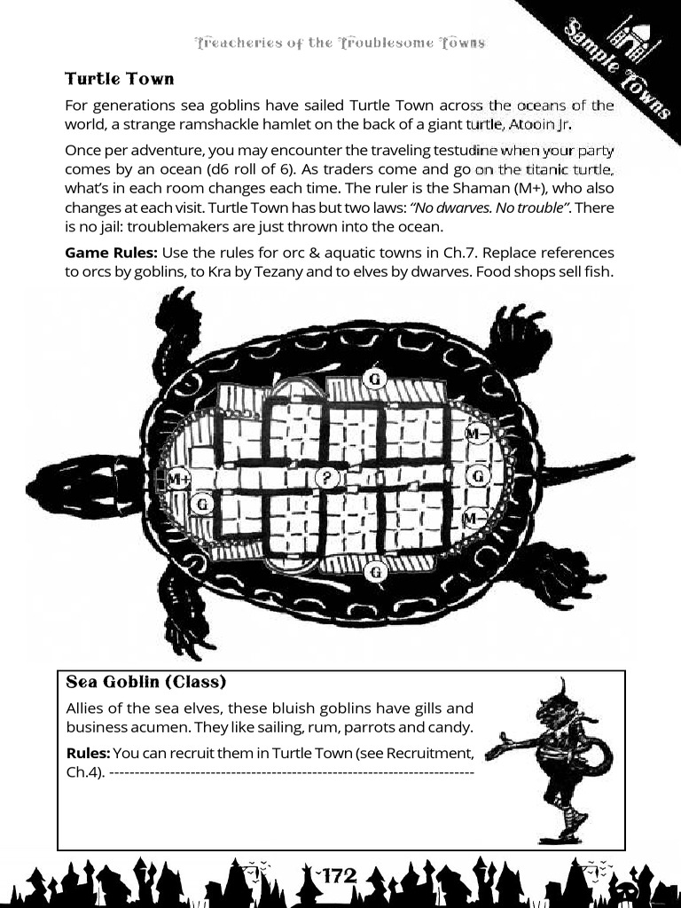 Turtle Town: A Sea Goblin Adventure | PDF