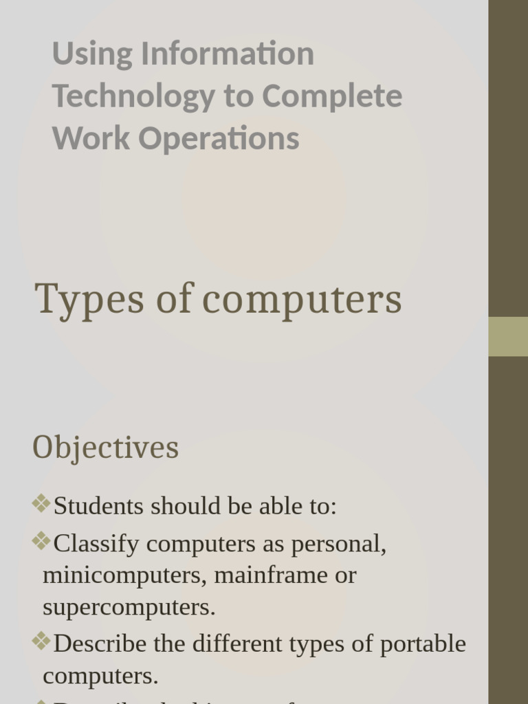 Types of Computers_Post | PDF | Personal Computers | Desktop Computer