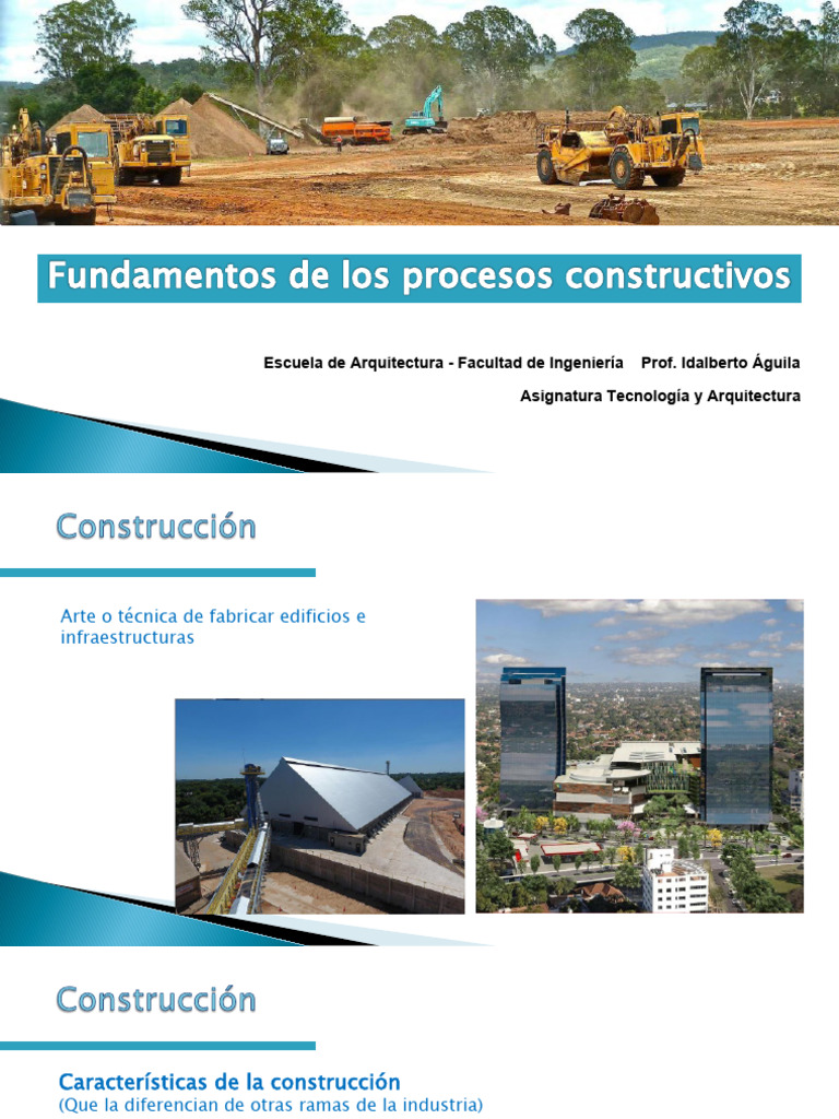 Fundamentos de Los Procesos Constructivos | PDF | Hormigón | edificio