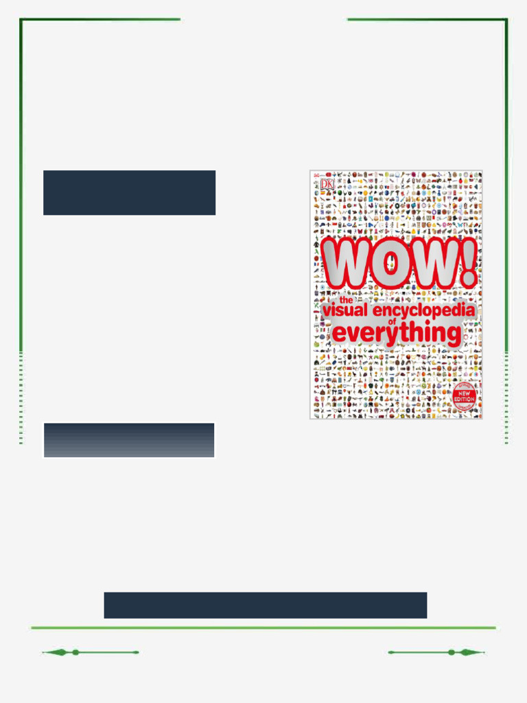 Wow the visual encyclopedia of everything First Edition, New Revised ...