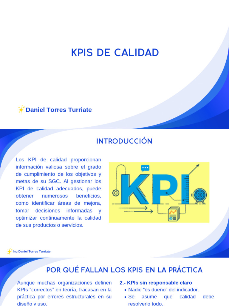 Claves para KPIs de Calidad Efectivos | PDF | Indicador de rendimiento