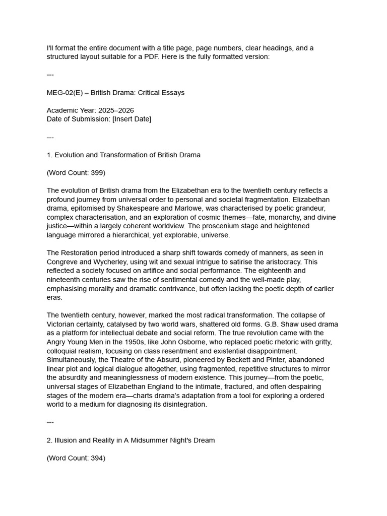 I'Ll Format the Entire Document With a Title Page, Page Numbers, Clear ...