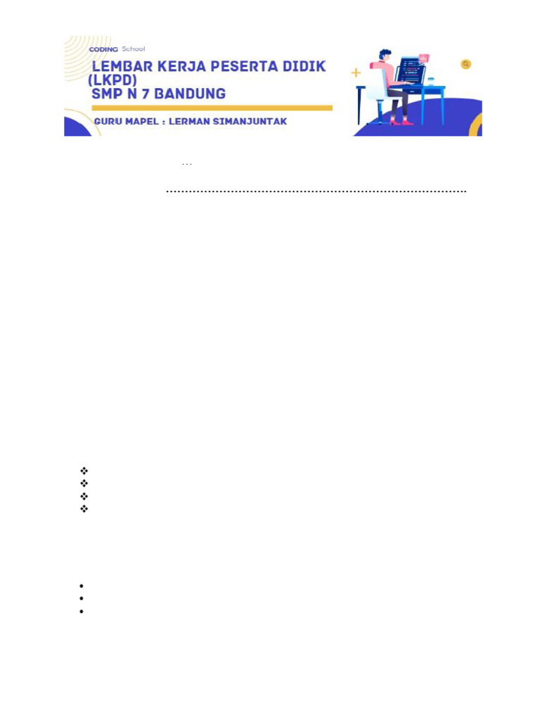 Coding Animasi Pictoblox untuk Kelas VII | PDF