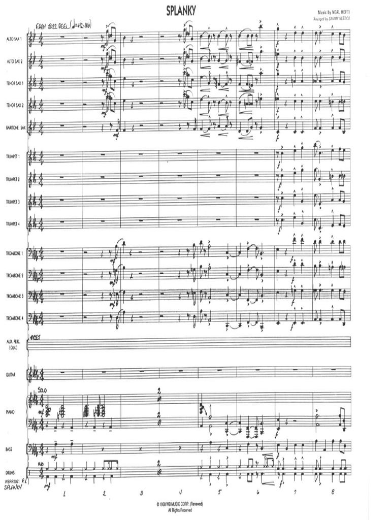 Splanky (Score) | PDF