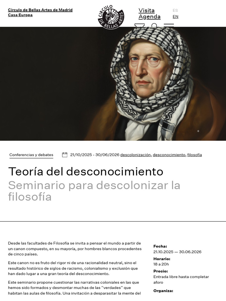 Teoría Del Desconocimiento - Círculo de Bellas Art | PDF | Educación en ...