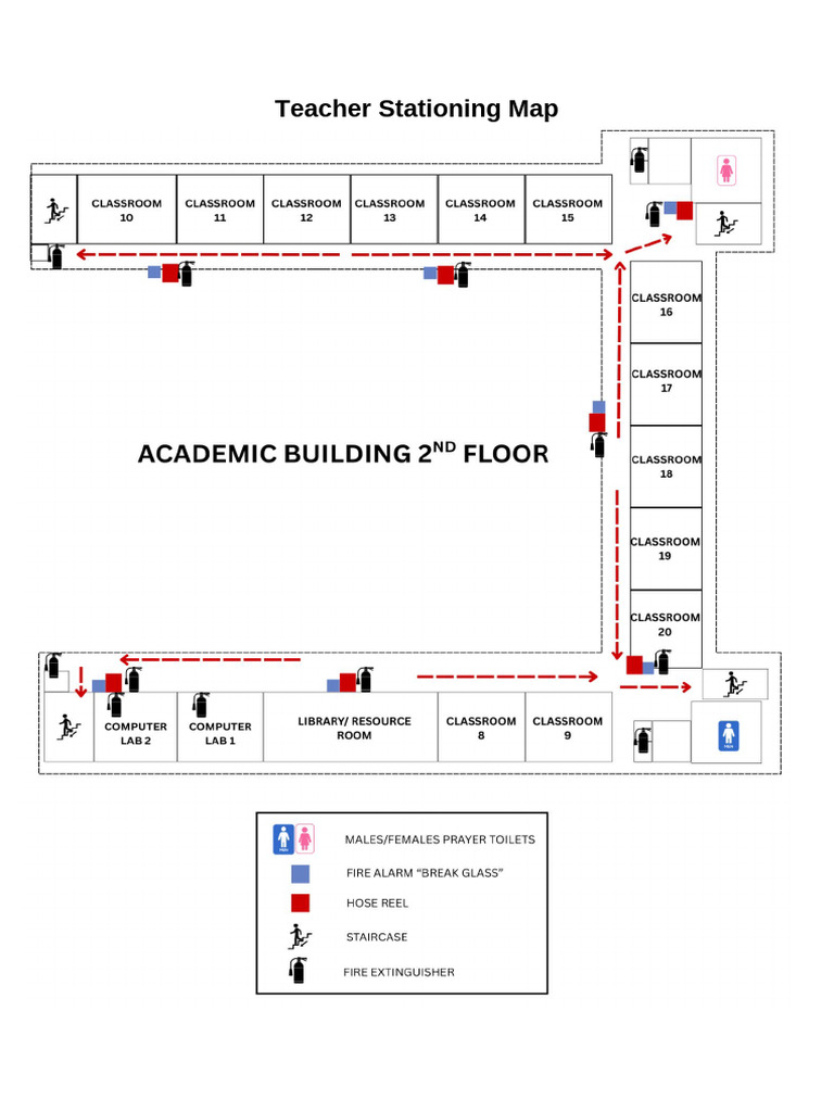 Year 7 Teacher Stationing Map | PDF