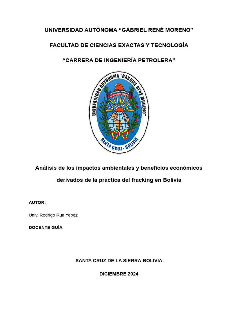 PROYECTO DE PRACTICAS | PDF | Depósito de petróleo | Petróleo