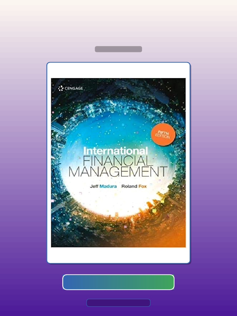 Test Bank for International Financial Management 5th Edition | PDF ...