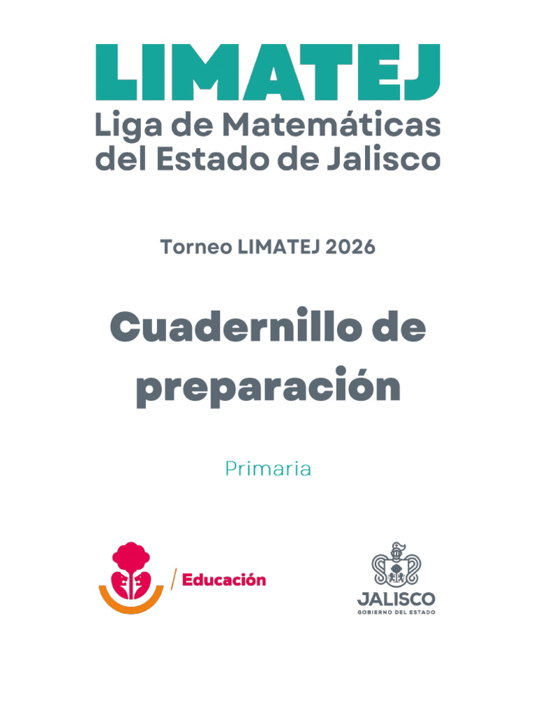 Cuadernillo Torneo LIMATEJ 2026 | PDF