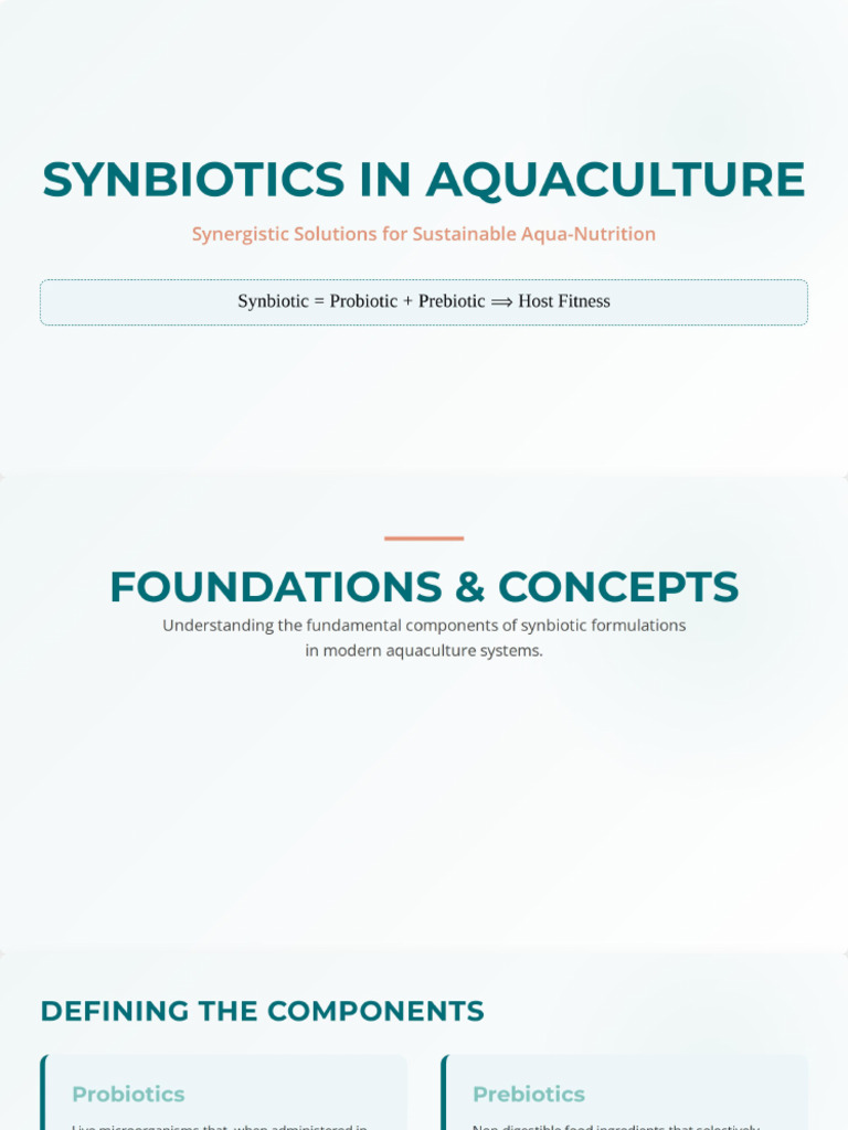Synbiotics in Aquaculture | PDF