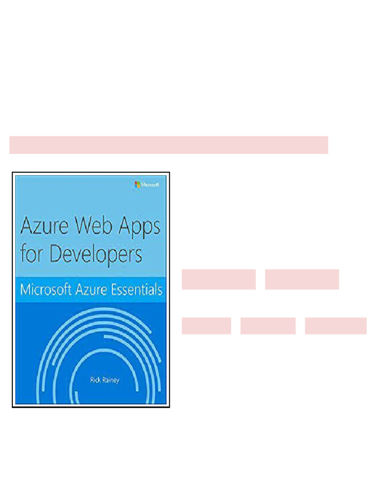 Microsoft Azure Essentials Azure Web Apps For Developers Rick Rainey ...