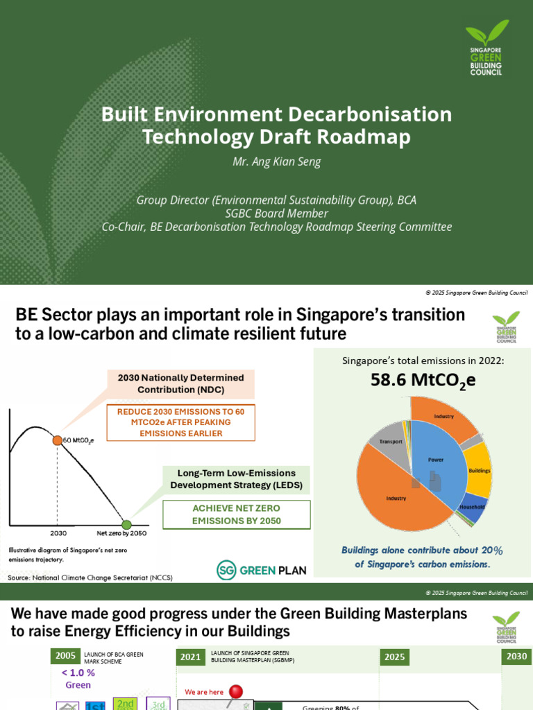 BCA x SGBC Deck | PDF | Green Building | Life Cycle Assessment