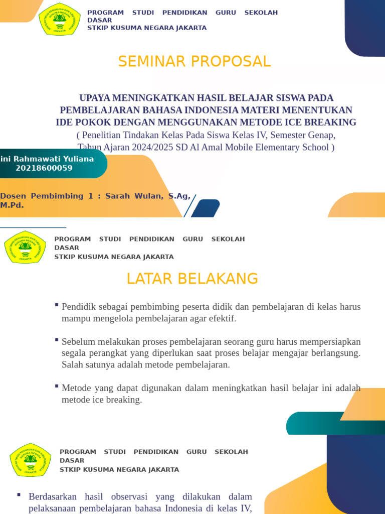 Ppt Seminar Proposal Dini Rahmawati Yuliana | PDF