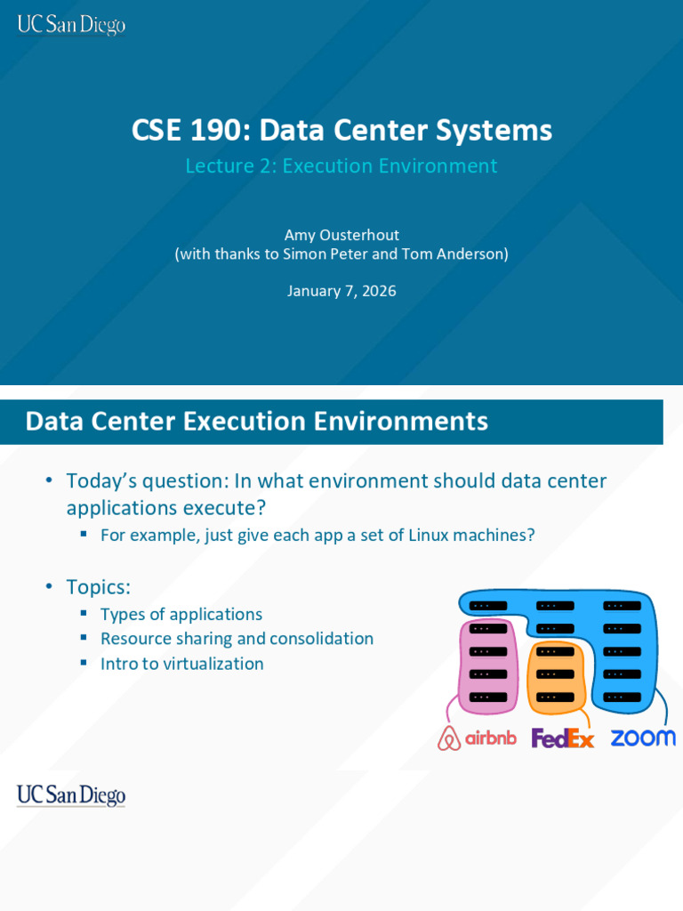 Data Center Execution Environments Explained | PDF | Virtual Machine ...