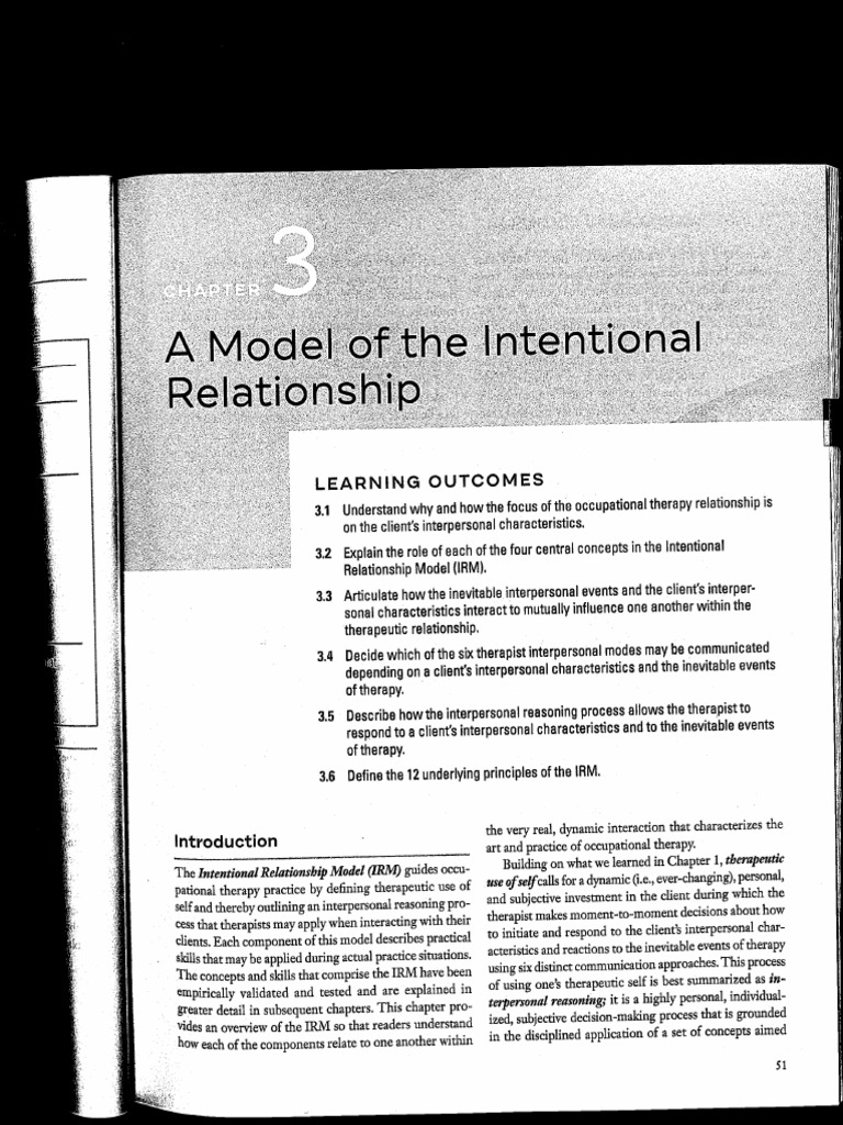 Chapter 3 A Model of The Intentional Relationship | PDF