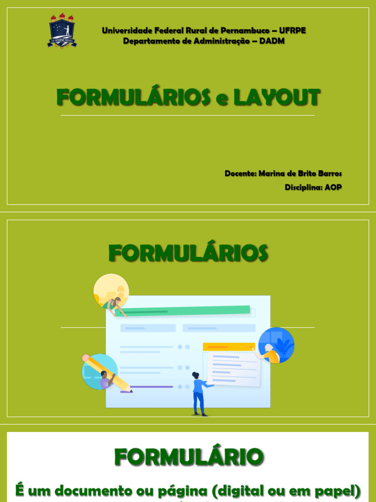 Formulários e Layout: Guia Prático | PDF | Economia | Informação