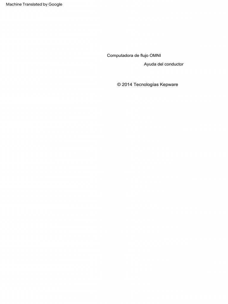Omni Flow Computer Manual | PDF | Poco | Archivo de computadora