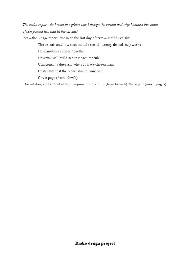 The Radio Report | PDF | Amplifier | Electronic Filter
