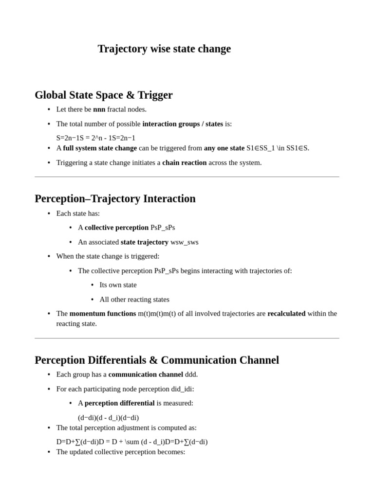 Trajectory Wise State Change | PDF | Momentum | Inertia