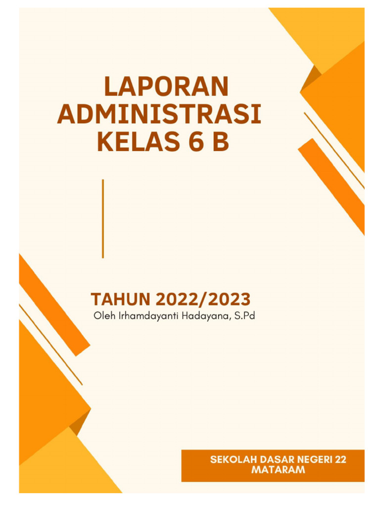 Cover Administrasi | PDF