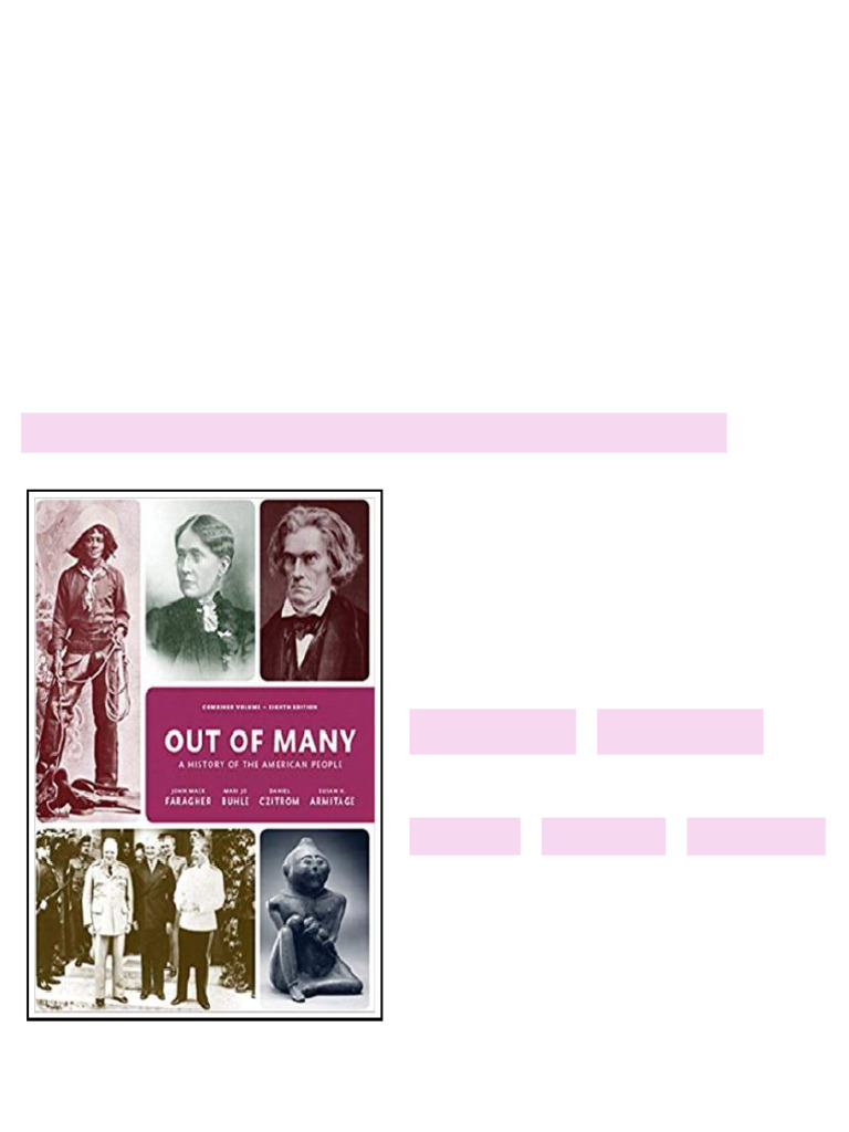 Test Bank for Out of Many: A History of the American People, Brief ...