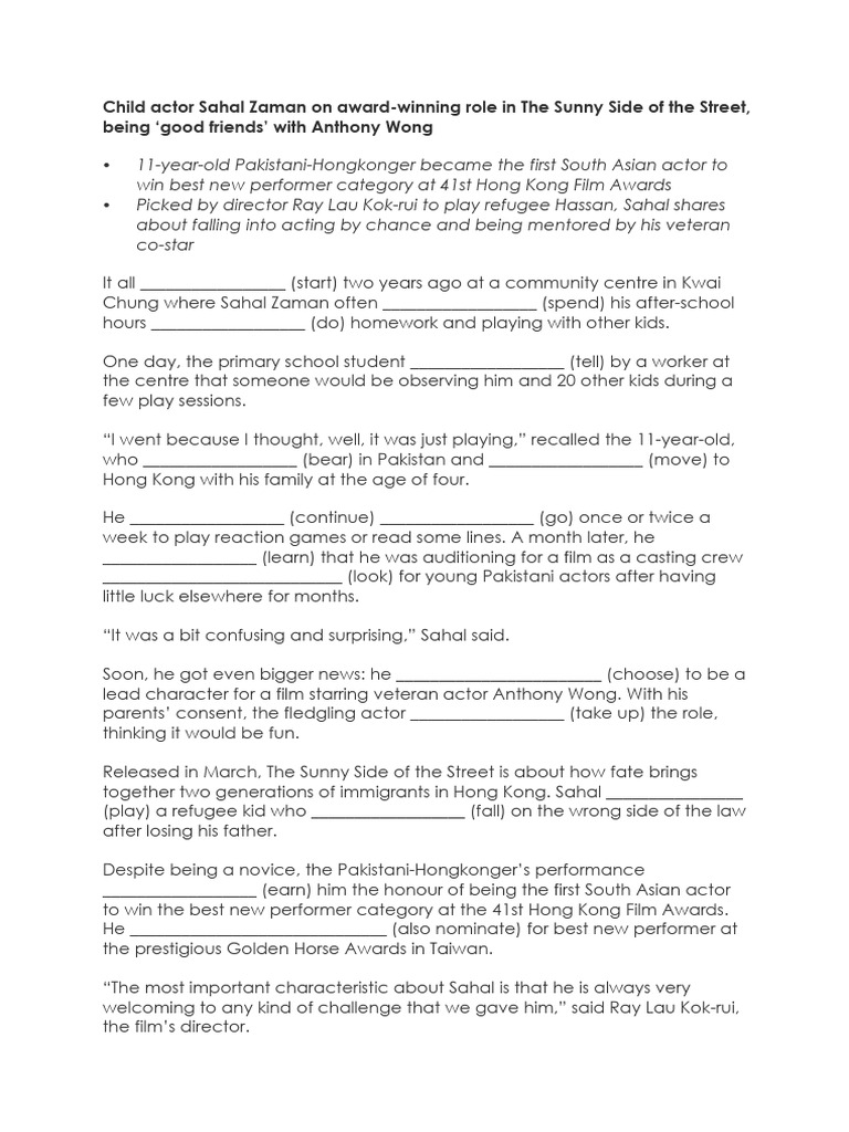 English Mixed Grammar - Secondary 2 | PDF | Desert