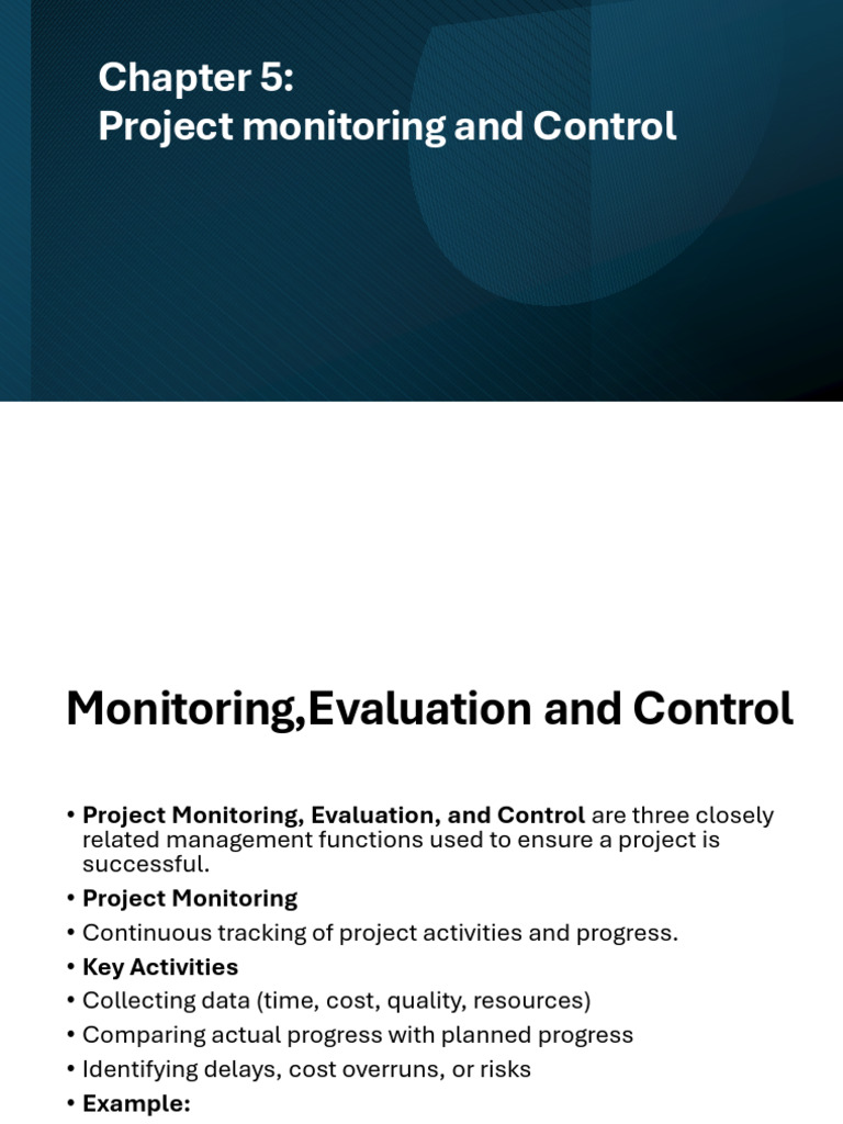 Project Monitoring and Control Guide | PDF | Quality Assurance | Audit