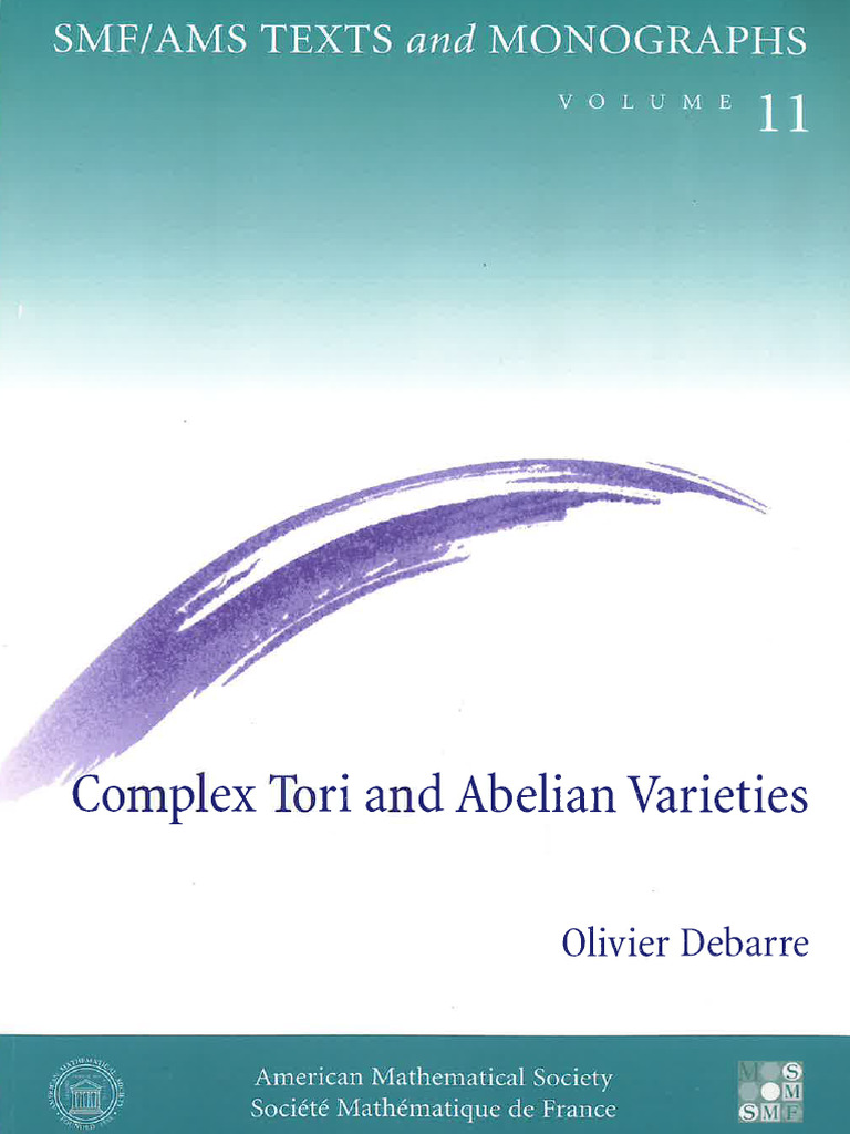 Complex Tori and Abelian Varieties | PDF