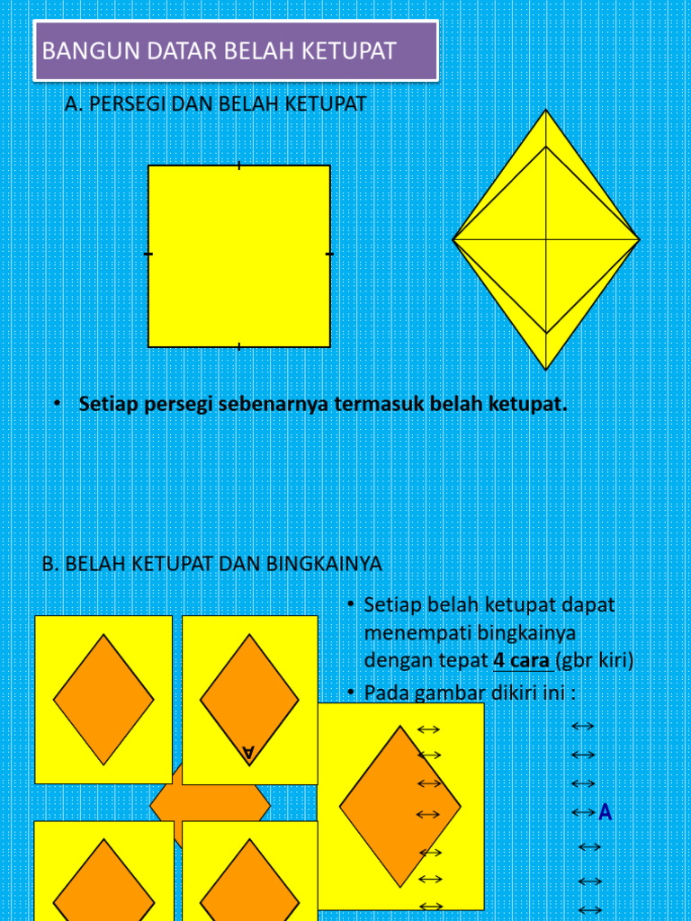 Sifat dan Rumus Belah Ketupat dan Layang-Layang | PDF
