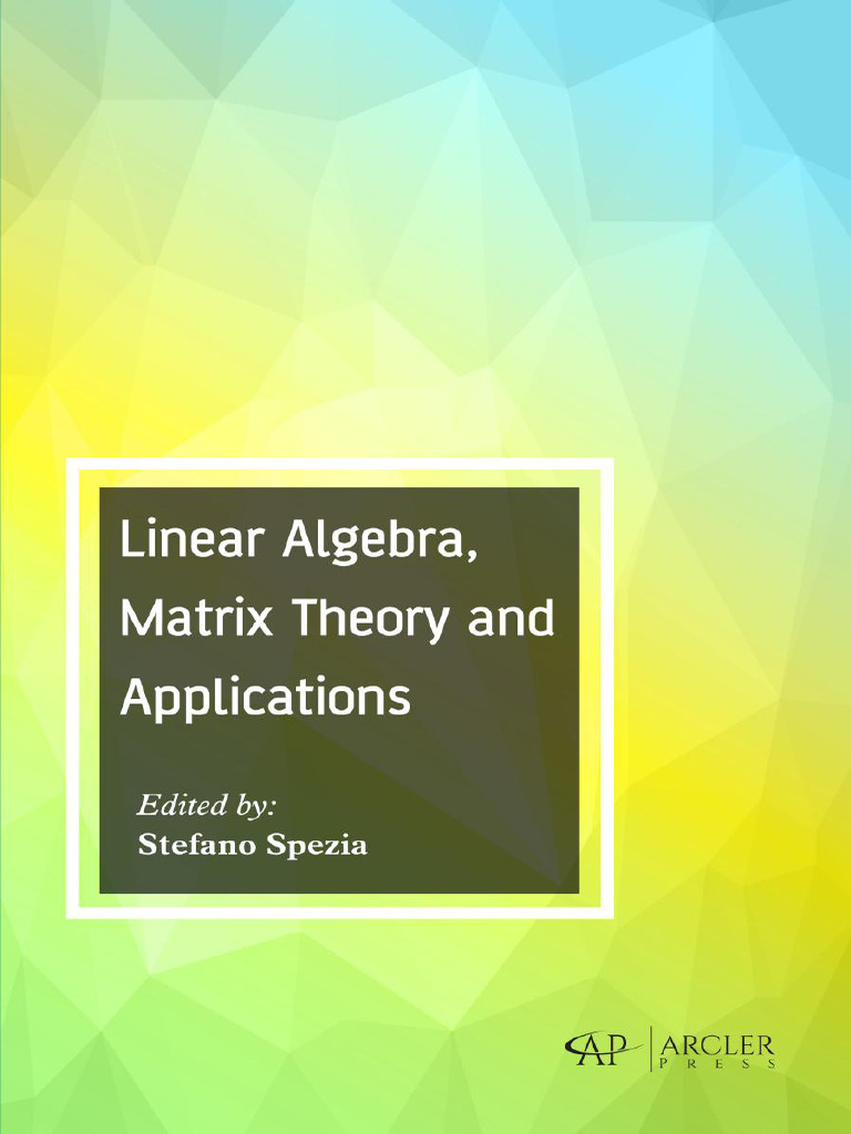 Linear Algebra and Matrix Applications | PDF | Matrix (Mathematics ...