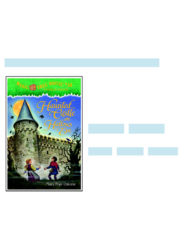Haunted Castle On Hallows Eve Mary Pope Osborne ebook portable digital ...