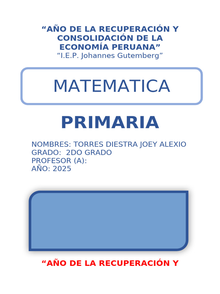Caratula Del Colegio | PDF