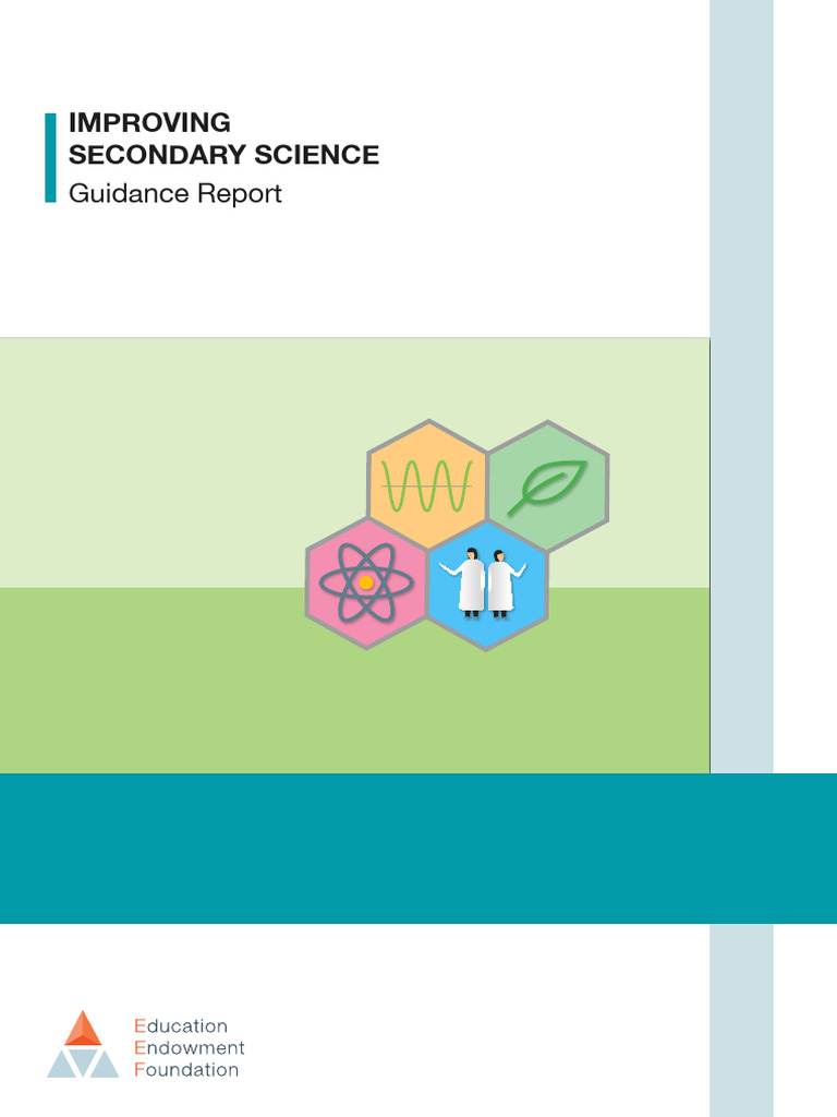 Secondary Science v2.96 WEB (1) | PDF | Metacognition | Teachers