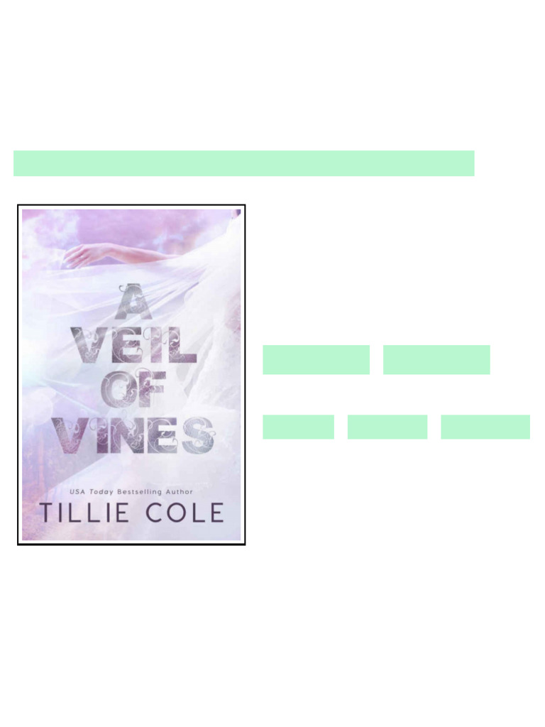 A Veil Of Vines Tillie Cole Cole Tillie ebook digital premium file | PDF