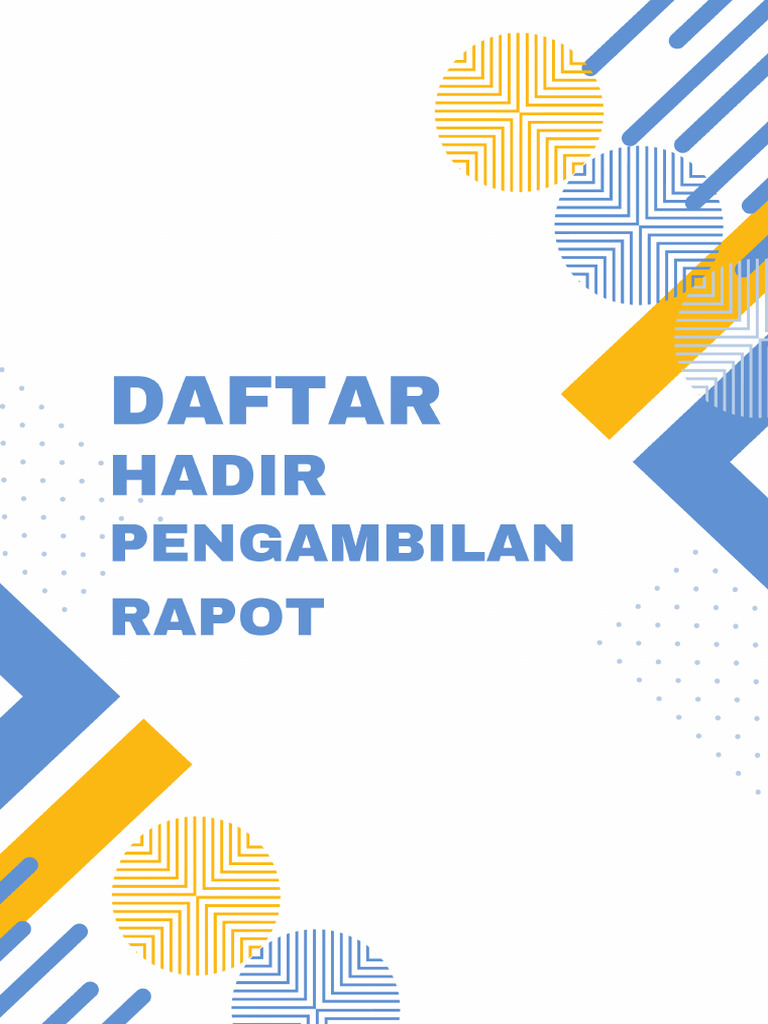 Biru Kuning Geometri Sampul A4 | PDF