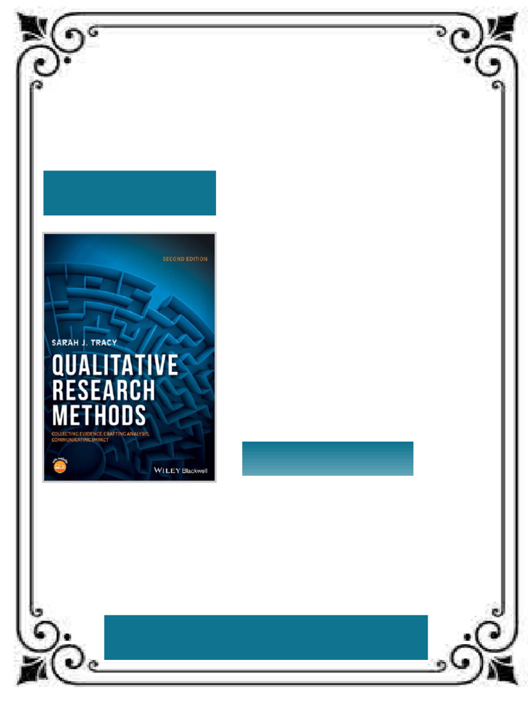 Qualitative Research Methods: Collecting Evidence, Crafting Analysis ...