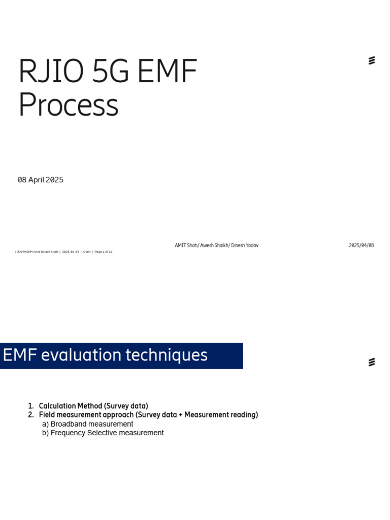 EMF Process Flow | PDF | Electronics | Information And Communications ...