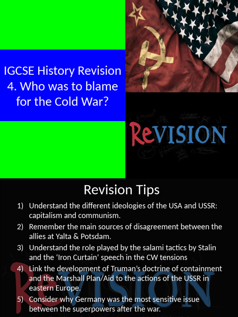 Cold War Blame: USA vs USSR Analysis | PDF | Cold War | Soviet Union