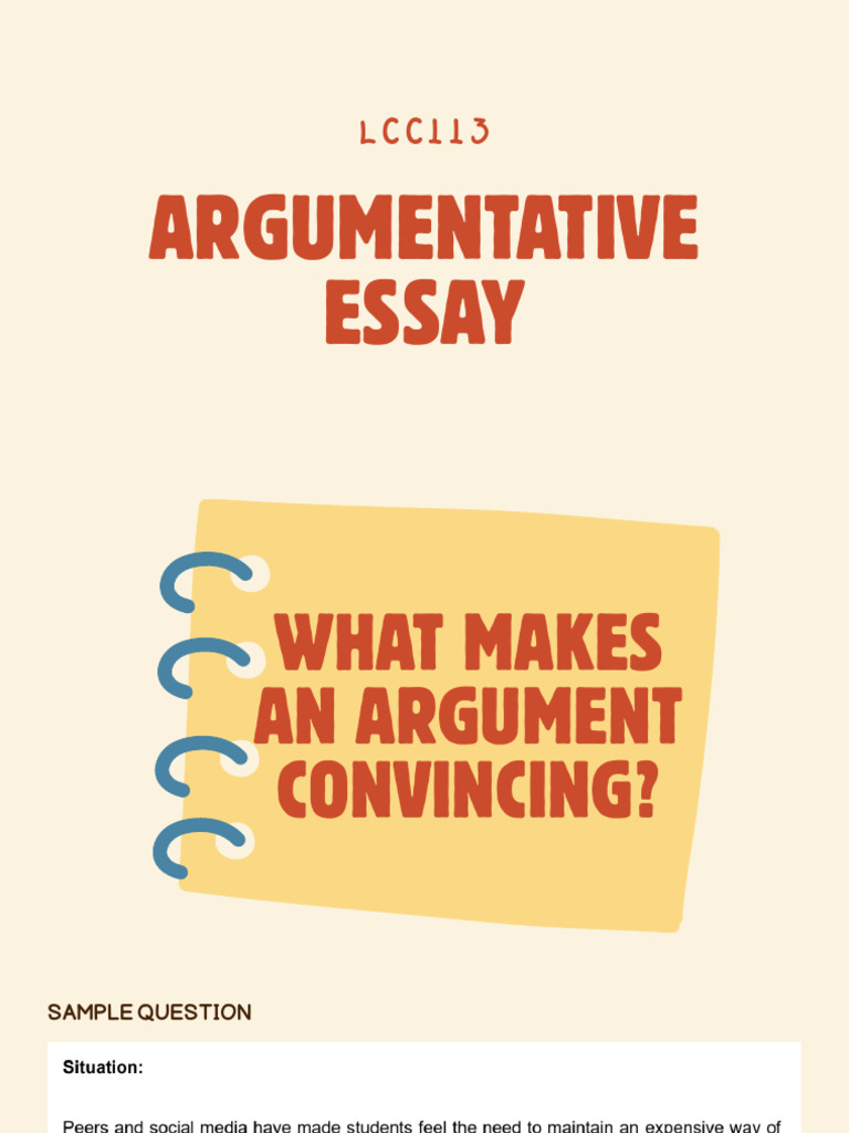 Lcc113 Argumentative Essay Revision Am1103f | PDF | Reason | Argument