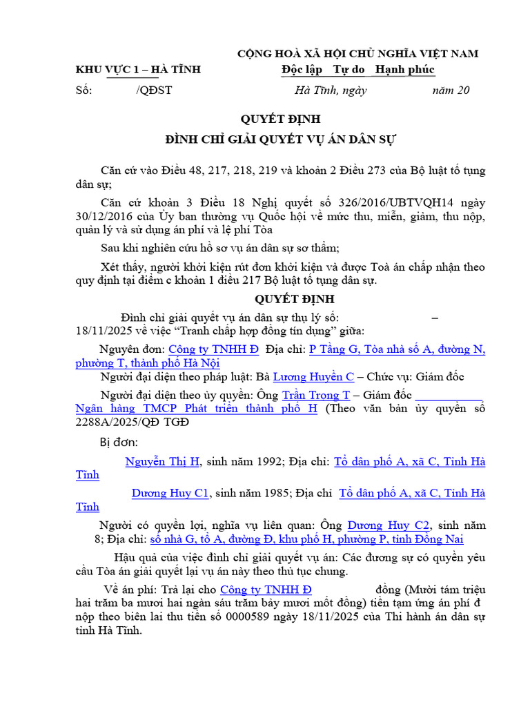 QD Dinh Chi H Duong Huy C H | PDF