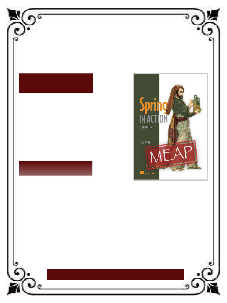 Spring in Action - Sixth Edition (MEAP V04) Craig Walls eBook with ...