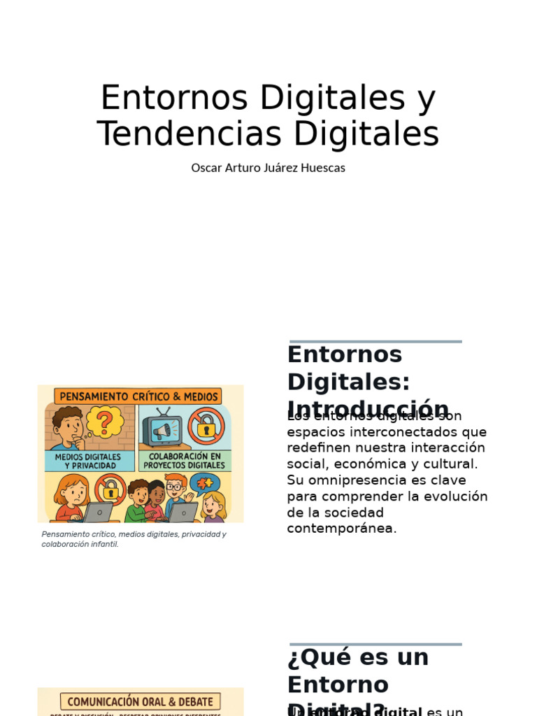 Entornos Digitales: Innovación y Desafíos | PDF | Internet de las Cosas ...
