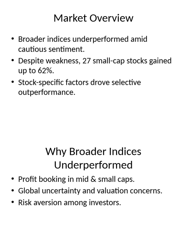 Smallcap Outperformance Market Analysis | PDF