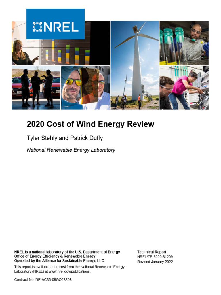 Wind 2020 Cost of Wind Energy Review | PDF | Wind Power | Offshore Wind ...